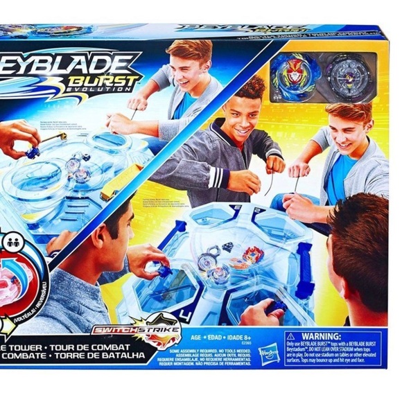 Beyblades | Toys | Beyblade Burst Evolution Switchstrike Battle Tower ...
